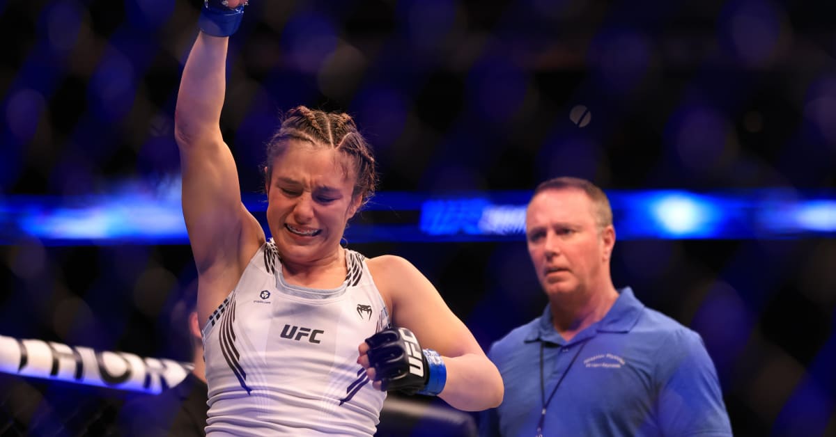 UFC headliners Alex Grasso, Viviane Araujo enter matchup with tentative ...