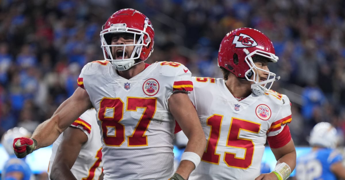 Chiefs’ Patrick Mahomes Says Travis Kelce Is Best TE of All Time ...