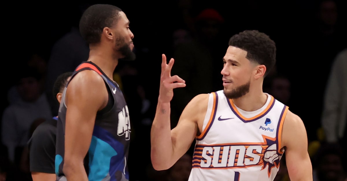 Devin Booker Playfully Taunted Mikal Bridges With His Own Celebration After Dagger Three ...