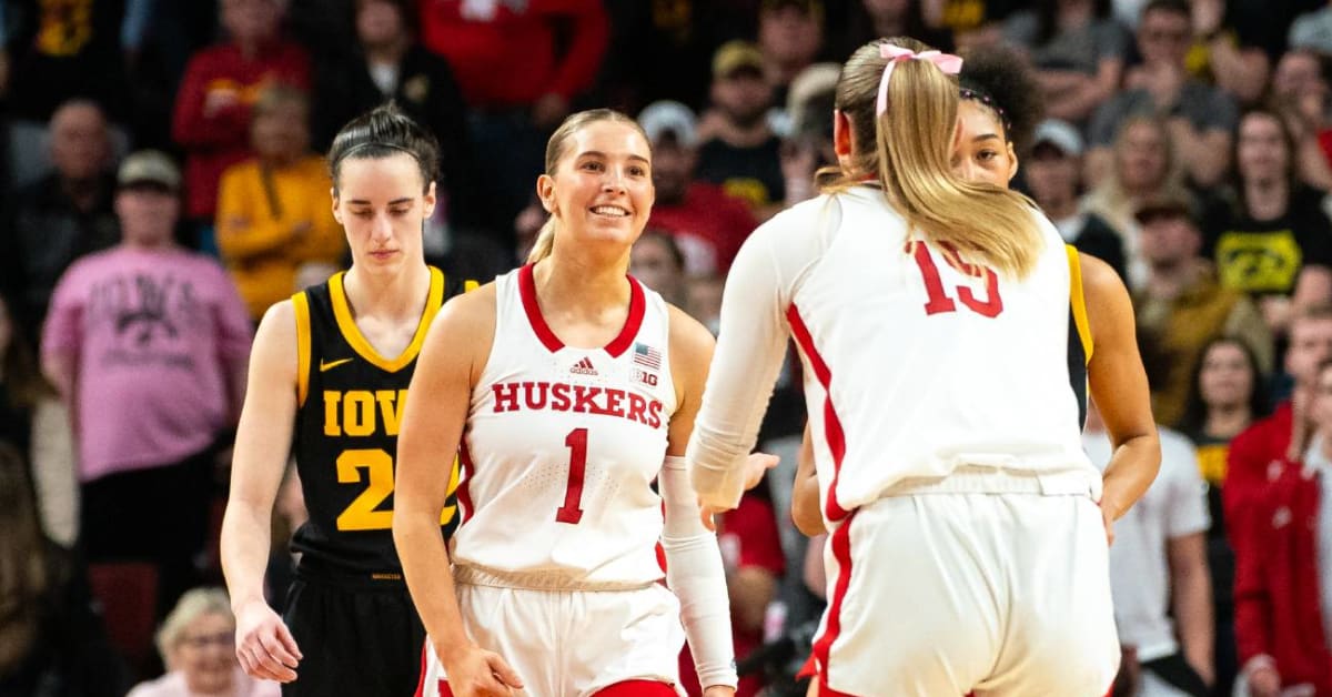 Nebraska’s Jaz Shelley Appeared to Troll Iowa’s Caitlin Clark With ...