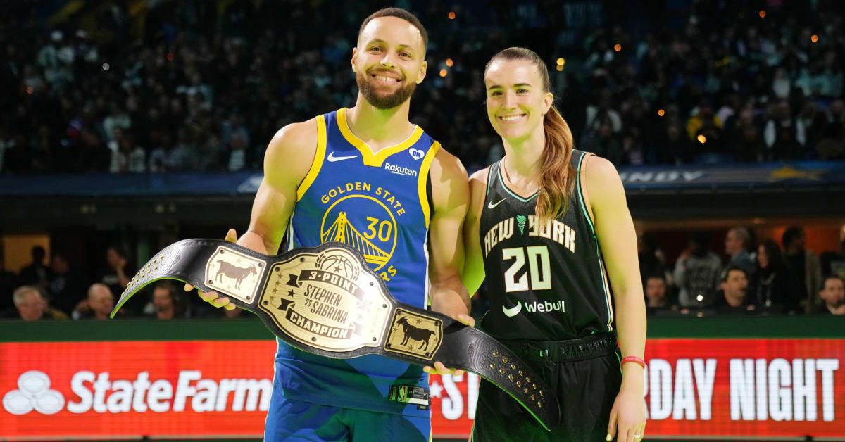 Steph Curry Narrowly Defeats Sabrina Ionescu in All-Star Three-Point ...
