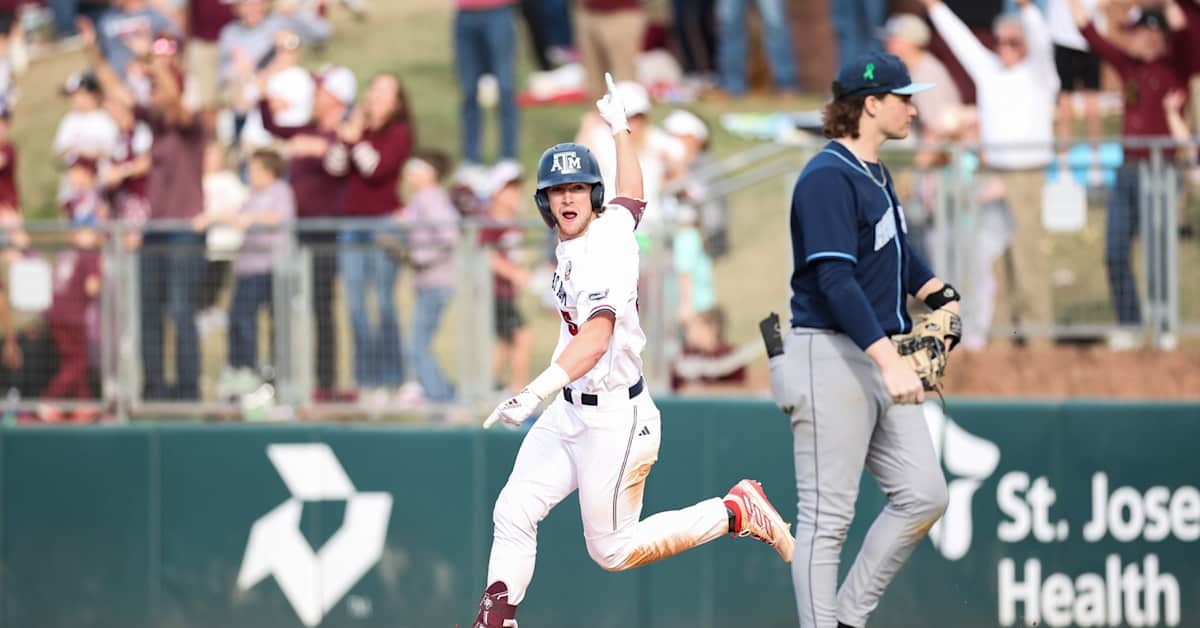Hayden Schott Delivers 10th Inning Magic, Texas A&M Secures Series ...
