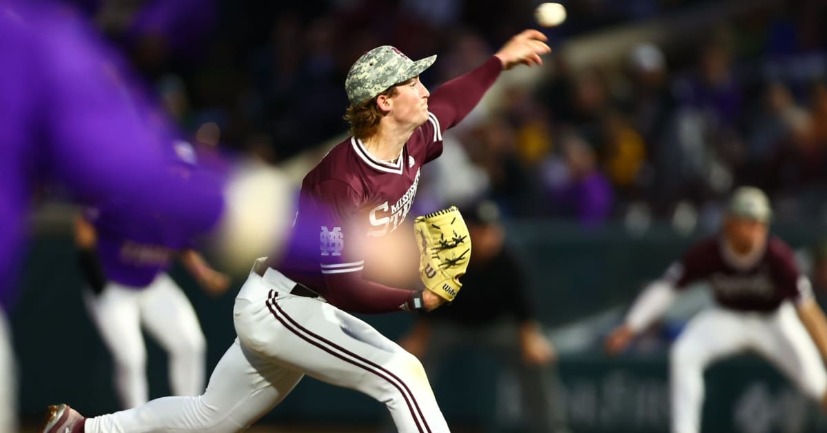 A Freshman Pitcher Dominates for Mississippi State Baseball in their ...