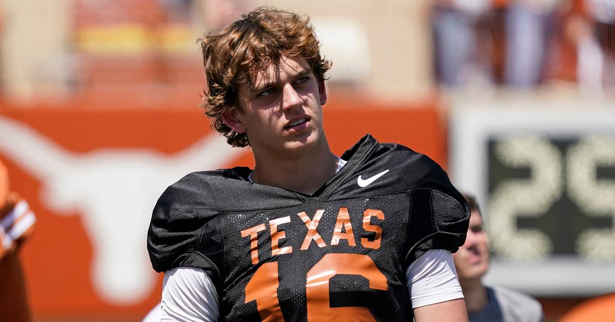 Arch Manning Reaches ‘Impressive’ Speed During Practice, Texas Coach ...