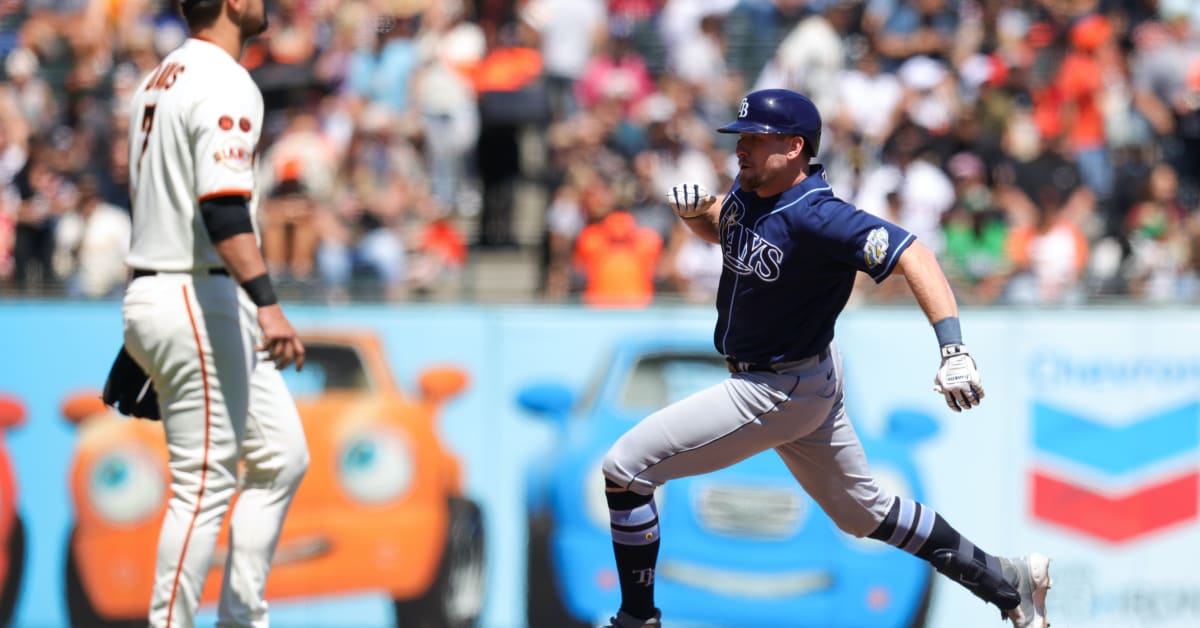 Bizarre Bounce Helps Tampa Bay Rays' Luke Raley Hit Viral Inside-the ...