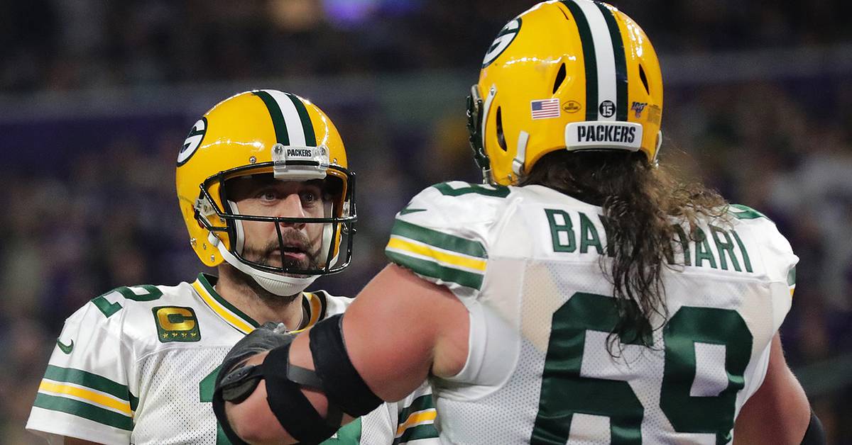 Aaron Rodgers Tags David Bakhtiari on Instagram, Driving Trade ...