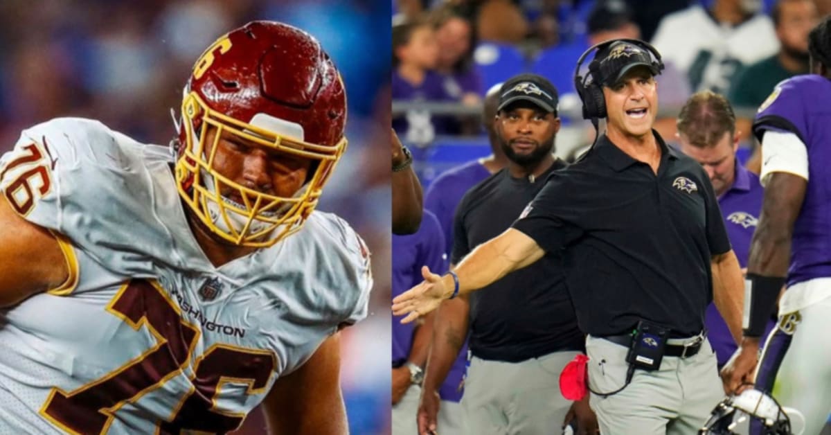 Commanders Sam Cosmi ‘Griddy’ in Fight with Losing Baltimore Ravens ...