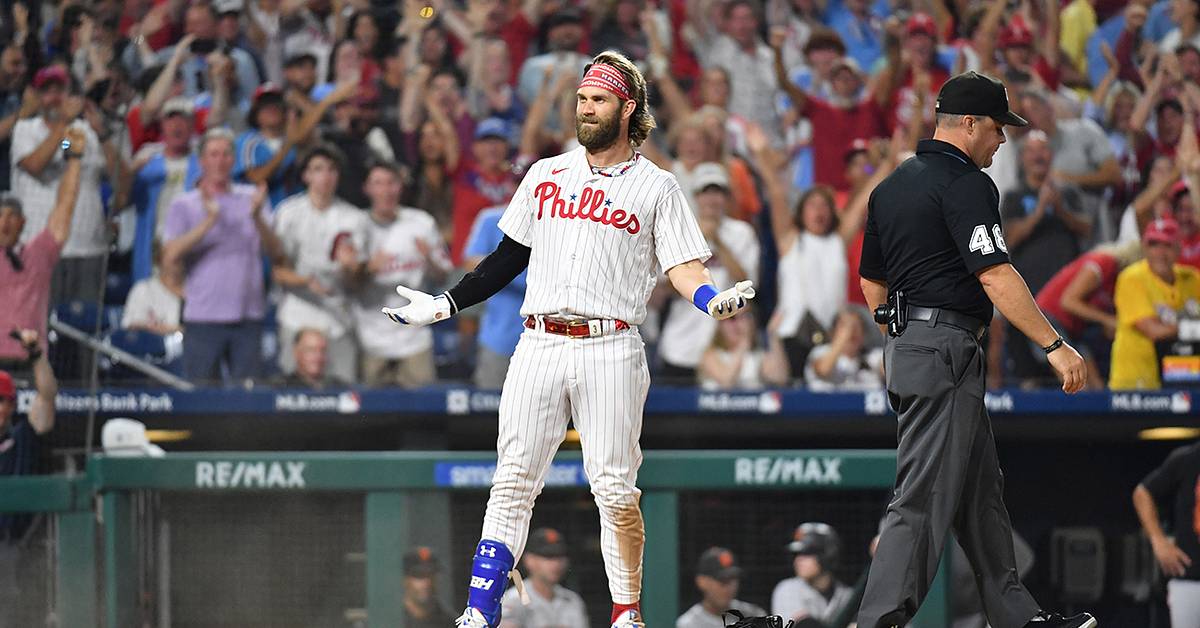 Bryce Harper Had Perfect Celebration After Hitting Inside-the-Park Home ...