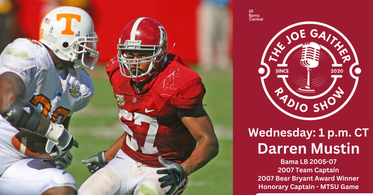 Former Alabama LB Darren Mustin on The Joe Gaither Show | Episode 71 ...