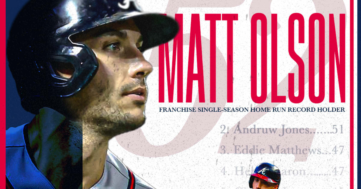 Braves Briefing: Matt Olson keeps setting offensive records - Sports ...