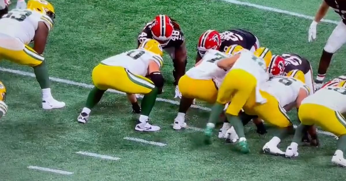 Packers’ Jordan Love Botched a QB Sneak in Such a Weird Way vs. Falcons ...