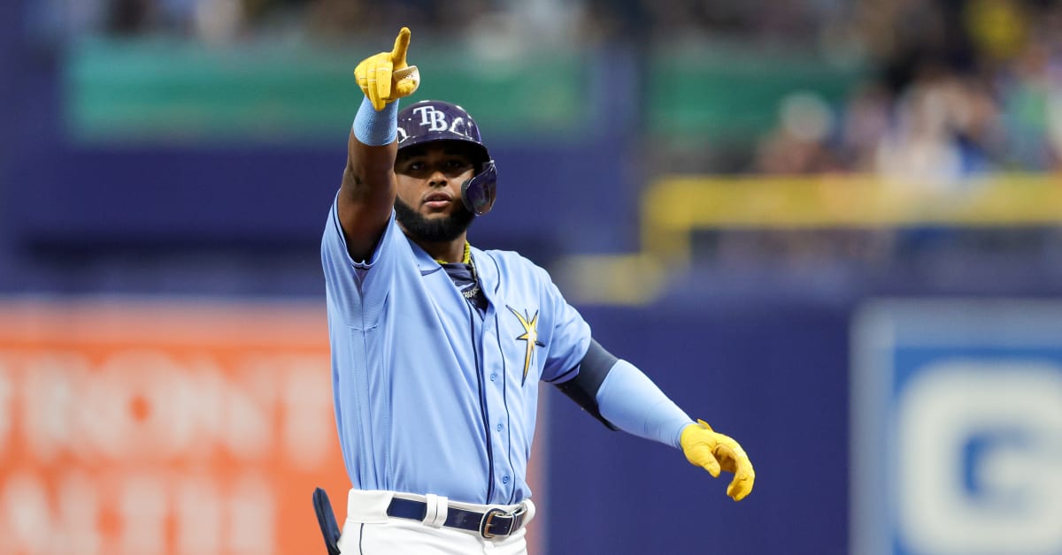 Tampa Bay Rays Rookie Junior Caminero Rockets First Career Hit in MLB ...