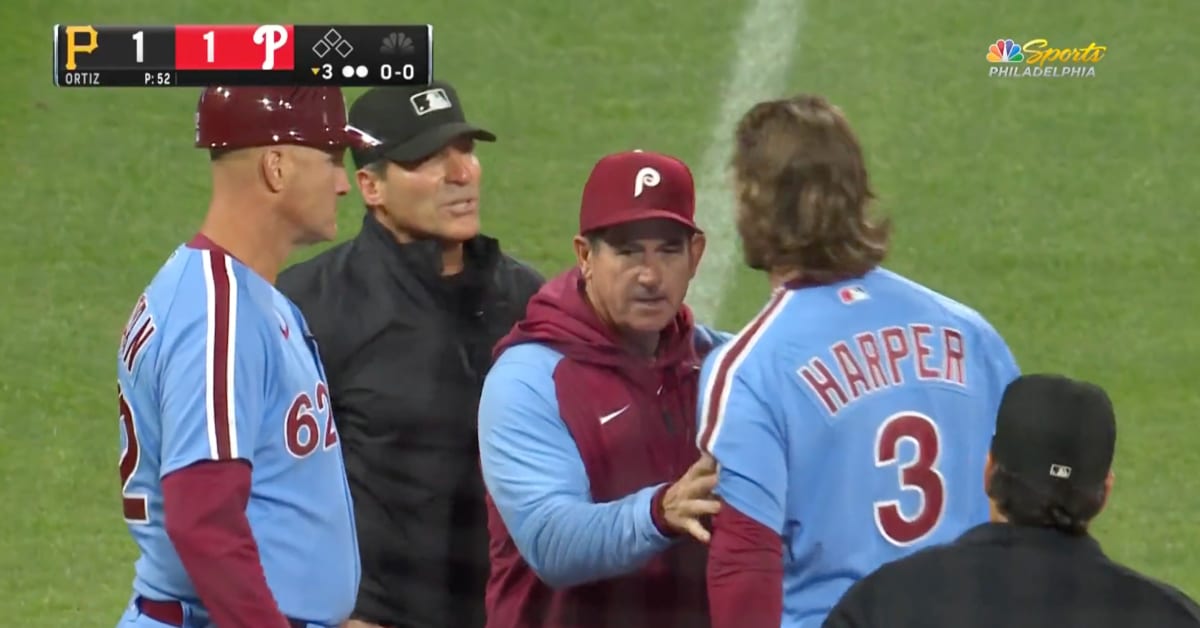 Phillies’ Bryce Harper Went Ballistic on Angel Hernandez After Baffling ...