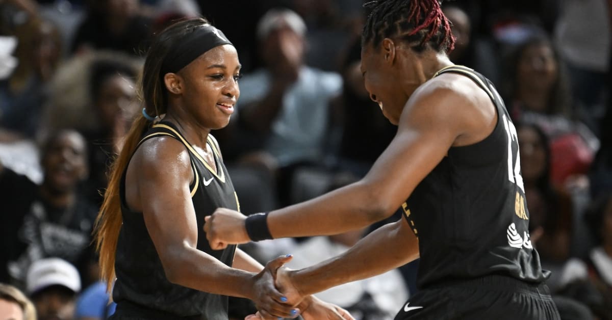 A'ja Wilson, Kelsey Plum, Jackie Young and Chelsea Gray Break Record in ...