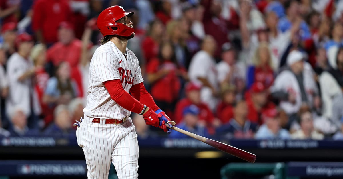 The Phillies Posted the Most Savage Photo of Bryce Harper Staring Down Orlando Arcia After Home ...