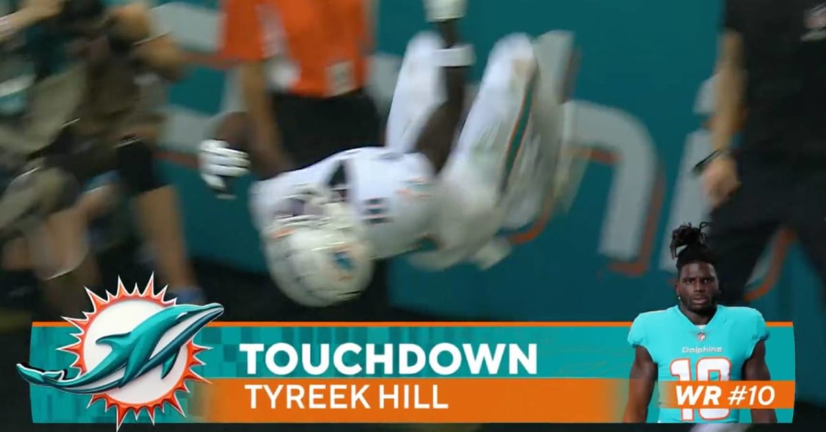Tyreek Hill Did a Backflip While Taking a Selfie After Scoring Another ...