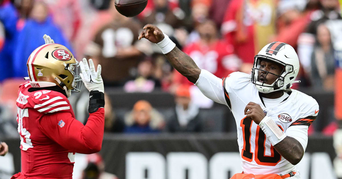 PJ Walker Discusses Browns’ Win Over 49ers, Help From Deshaun Watson ...
