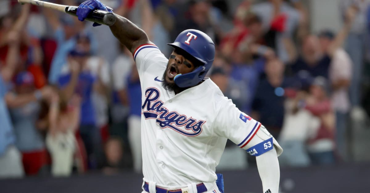 Rangers’ Adolis Garcia Celebrated Go-Ahead Home Run vs. Astros With an ...