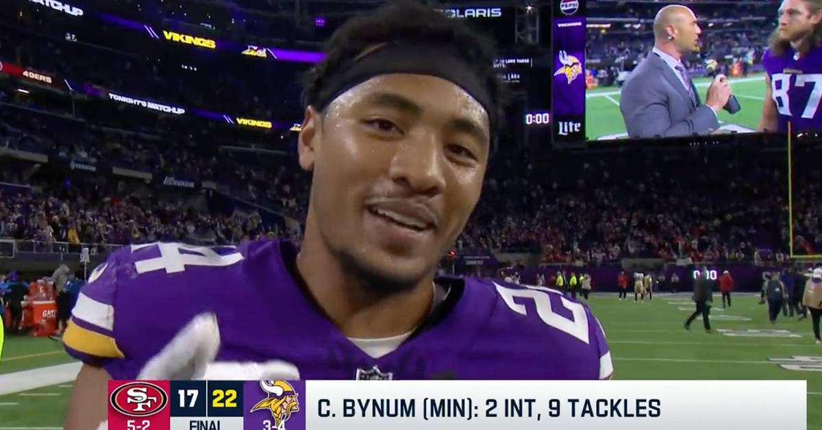 Vikings DB Uses Live Postgame NFL Network Interview to Ask for Help for ...