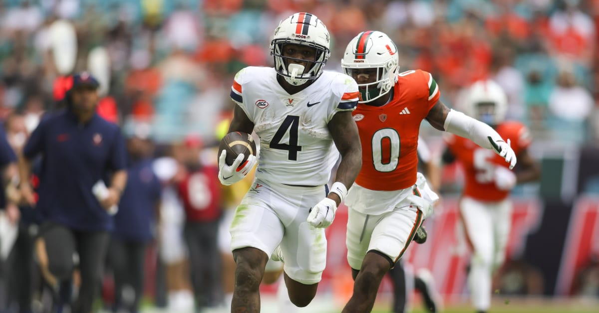 Virginia WR Malik Washington Named ACC Receiver of the Week for 3rd ...
