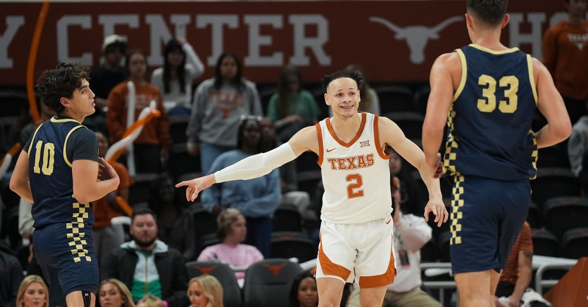 WATCH: Texas Longhorns Chendall Weaver Flies in For Highlight Put-Back ...