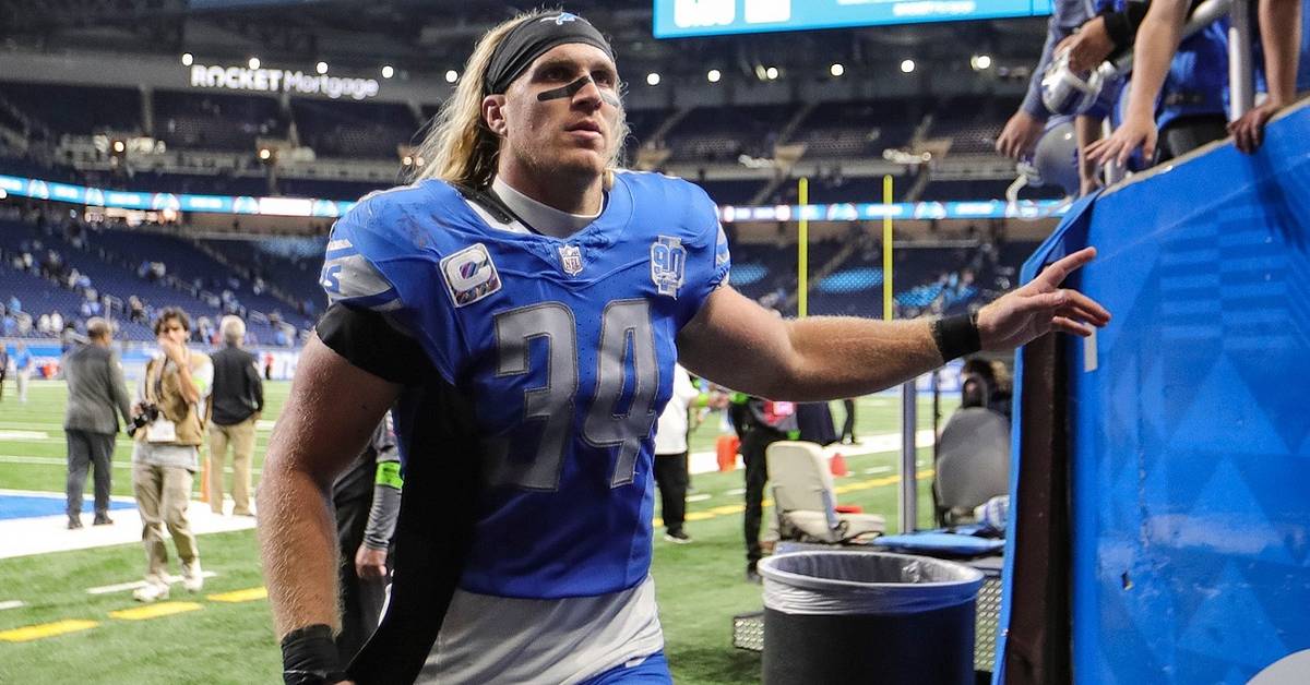 Lions’ Alex Anzalone Says He’s ‘Out of There’ If Baby Arrives at Game ...