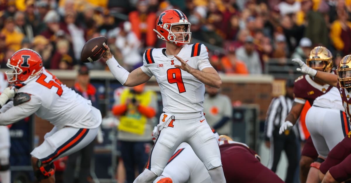 Luke Altmyer Will Start At Quarterback For Illinois Against Iowa ...