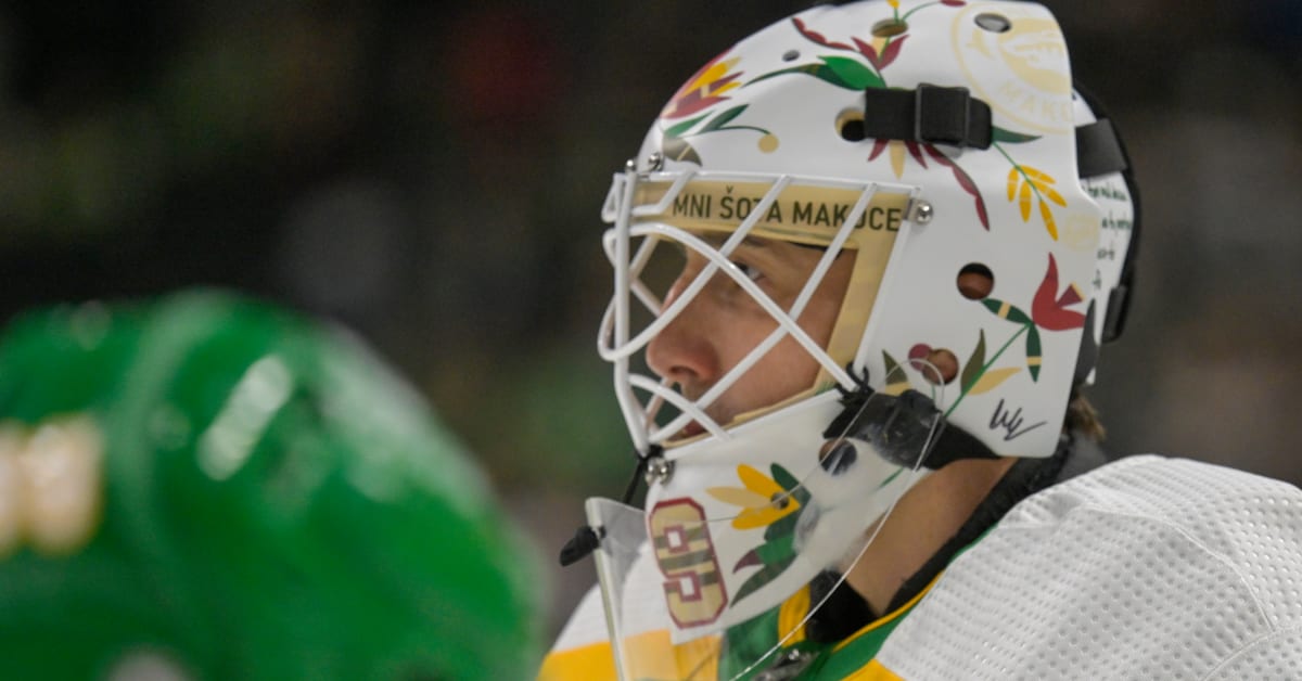 Wild’s Marc-André Fleury Defies NHL Rules With Custom Native American ...