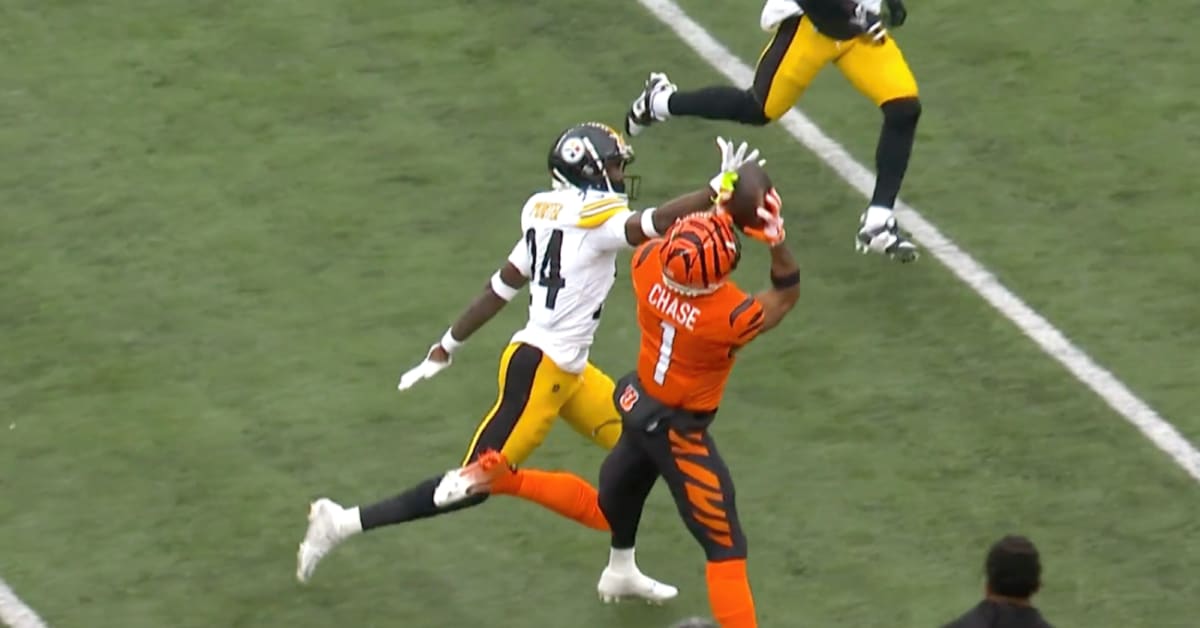 Bengals’ Ja’Marr Chase Makes Incredible Catch With Mouthguard in Hand ...