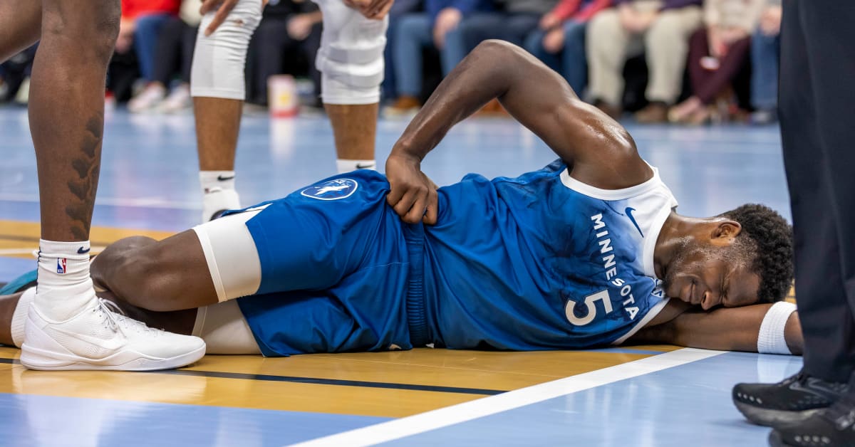 Wolves diagnose Anthony Edwards with hip pointer injury - Sports Illustrated Minnesota ...