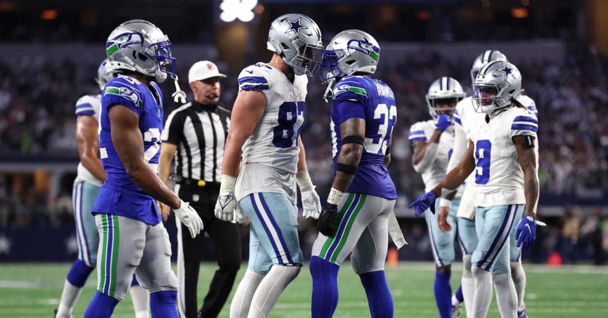 Cowboys’ Jake Ferguson Explains Heated Moment With Seahawks’ Jamal ...