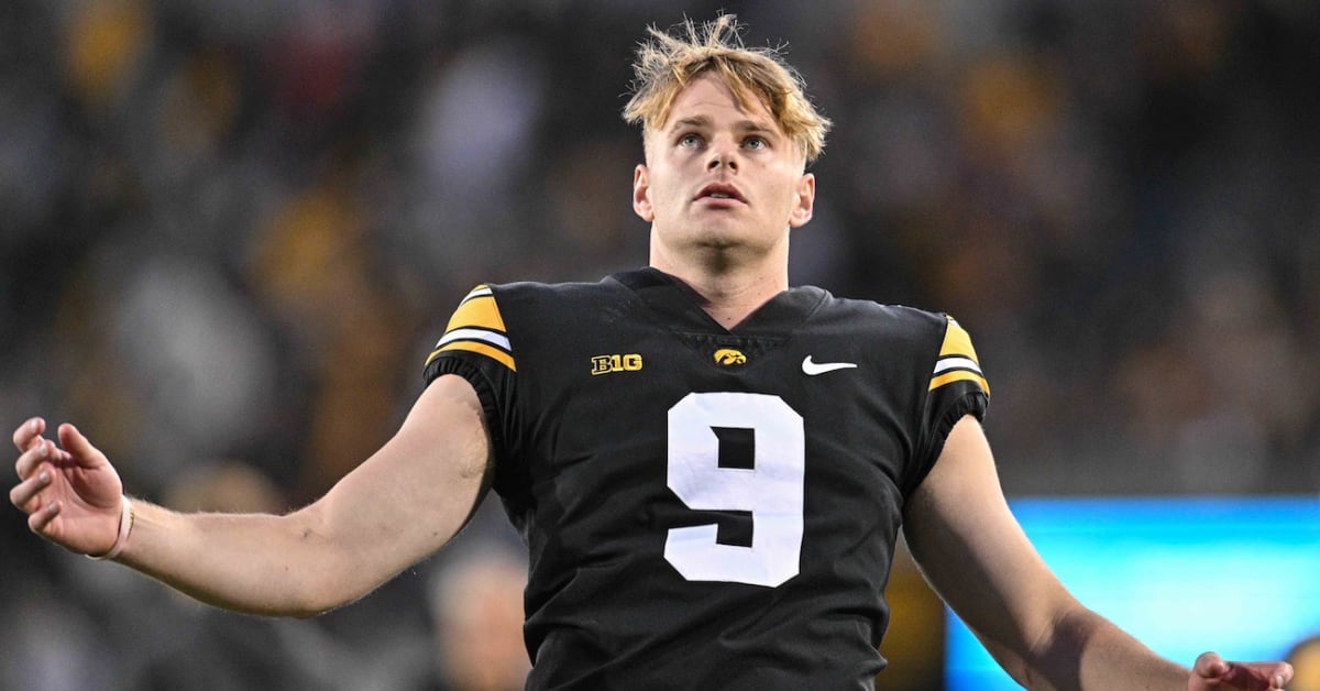 One Coach Voted for Iowa Punter Tory Taylor as Big Ten’s Best Player ...
