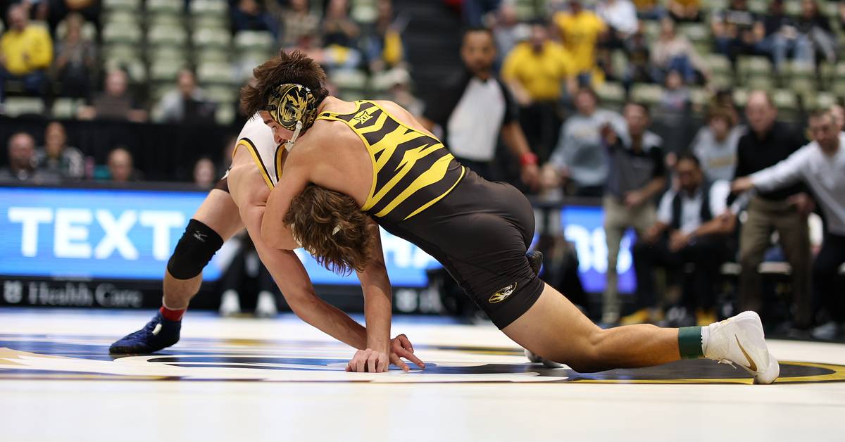 Mizzou Wrestling Knocks the Boots Off of Wyoming and Remains Undefeated ...