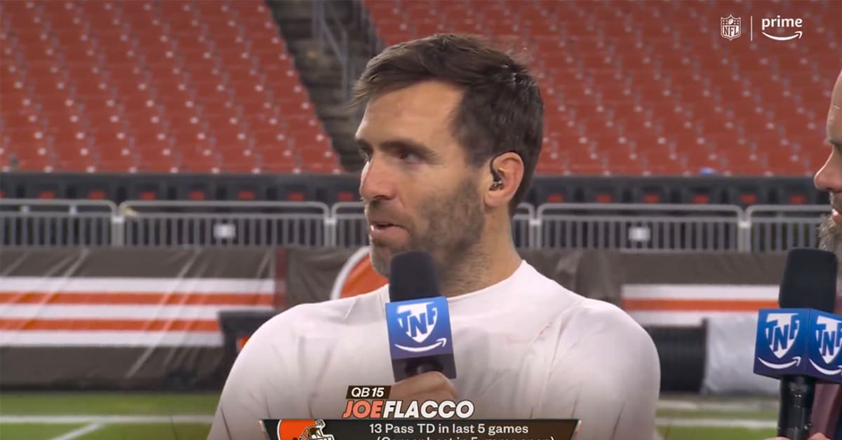 Joe Flacco Explained Nearly Falling Asleep on Browns’ Sideline With ...