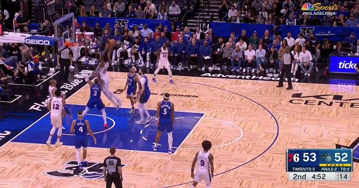 Joel Embiid Channels Anthony Edwards By Matching Absurd Off-the ...