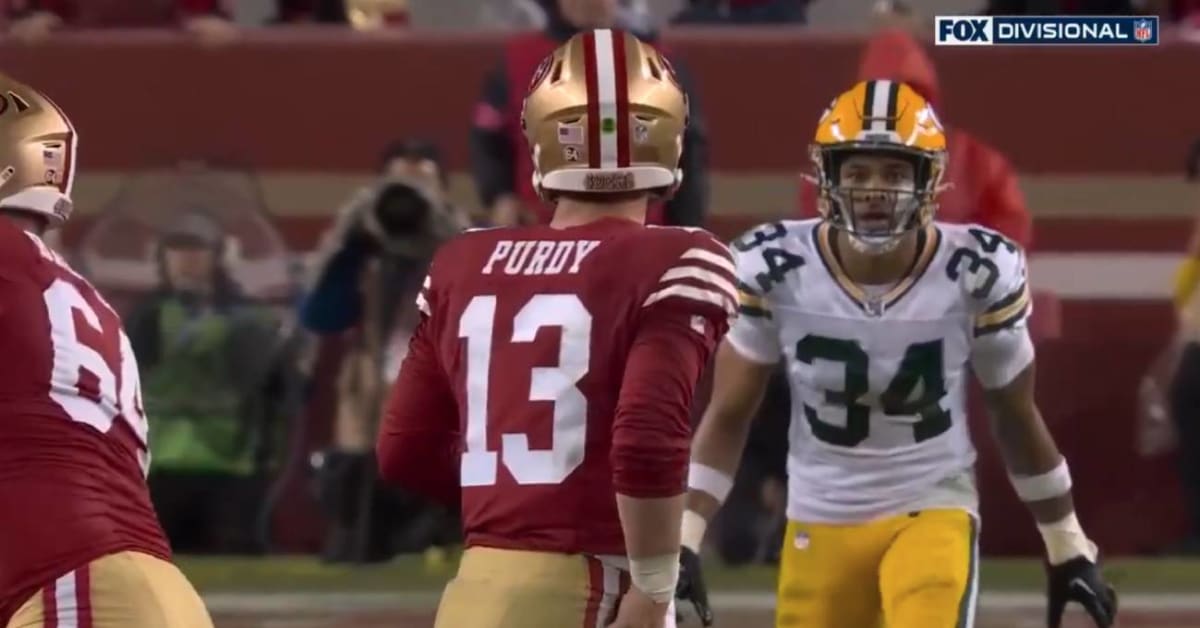 49ers’ Brock Purdy Had to Wipe His Hand Mid-Play Due to Rainy ...