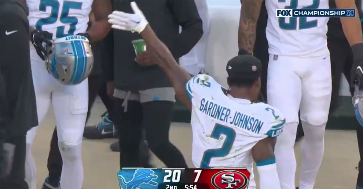 Lions DB Roasted for Prematurely Waving Goodbye to Fans Before 49ers ...