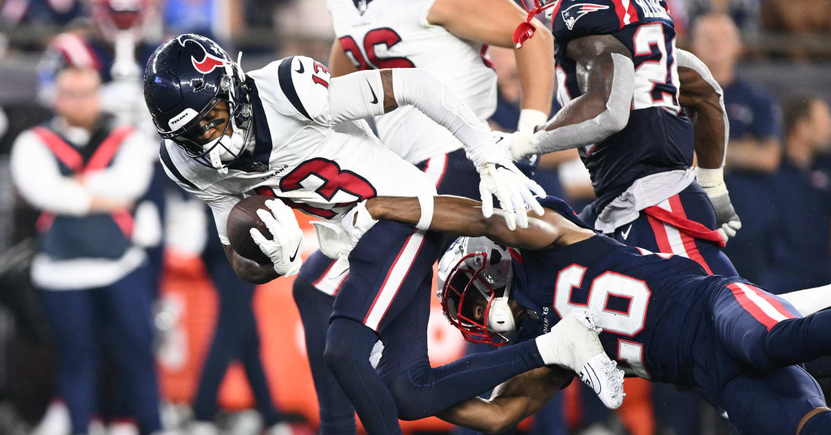 Houston Texans Rookie WR Tank Dell Dazzles in Debut - Sports ...