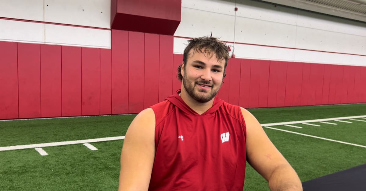 Wisconsin OL Tanor Bortolini 'thrilled' to be back after injury ...