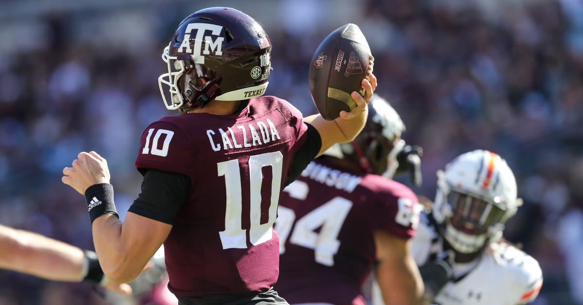 Texas A&M Aggies QB Zach Calzada Has Entered The NCAA Transfer Portal ...