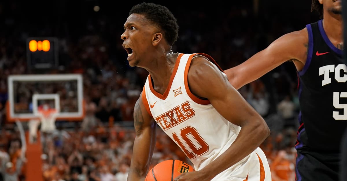 Texas Longhorns Guard Sir'Jabari Rice Wins Big 12 Newcomer of Week ...