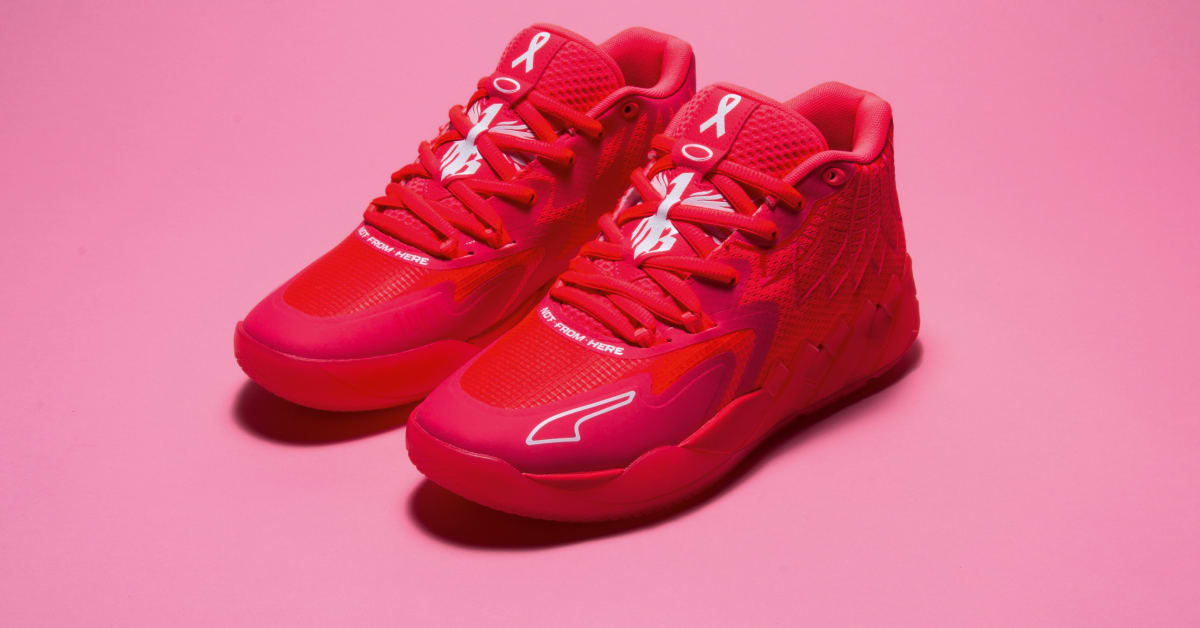 LaMelo Ball's PUMA Sneakers Support Breast Cancer Awareness - Sports ...