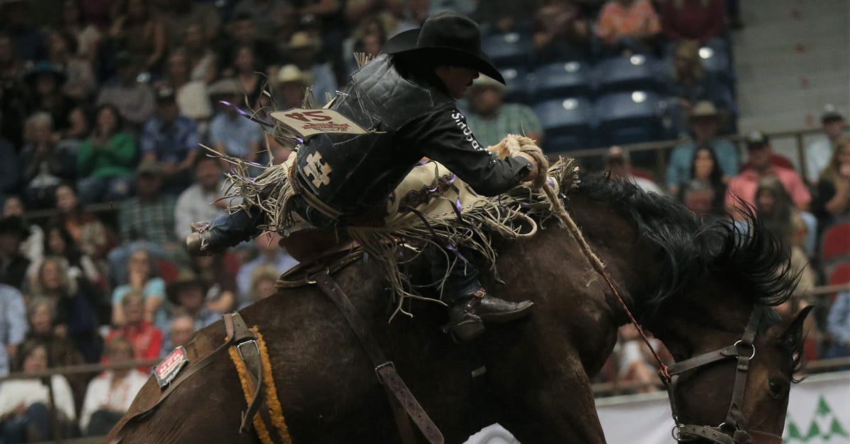 Sage Newman Wins 2023 National Finals Rodeo Saddle Bronc Round 3 ...