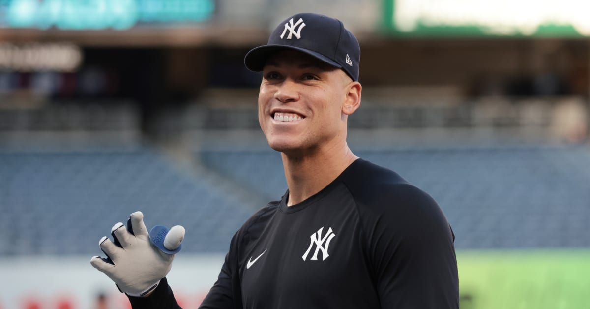 Aaron Judge Wears Travis Scott Shoes Before Yankees Playoff Game ...