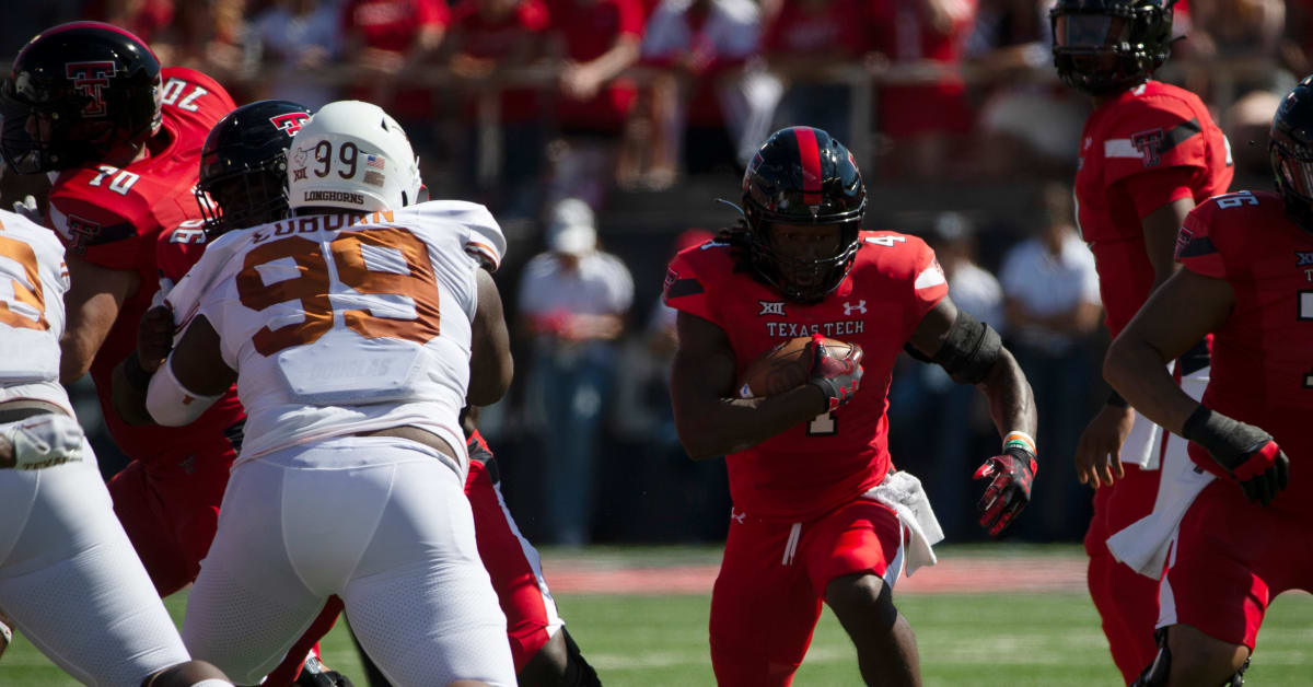 Texas Tech Red Raiders' SaRodorick Thompson Moves Up Rushing TD List ...