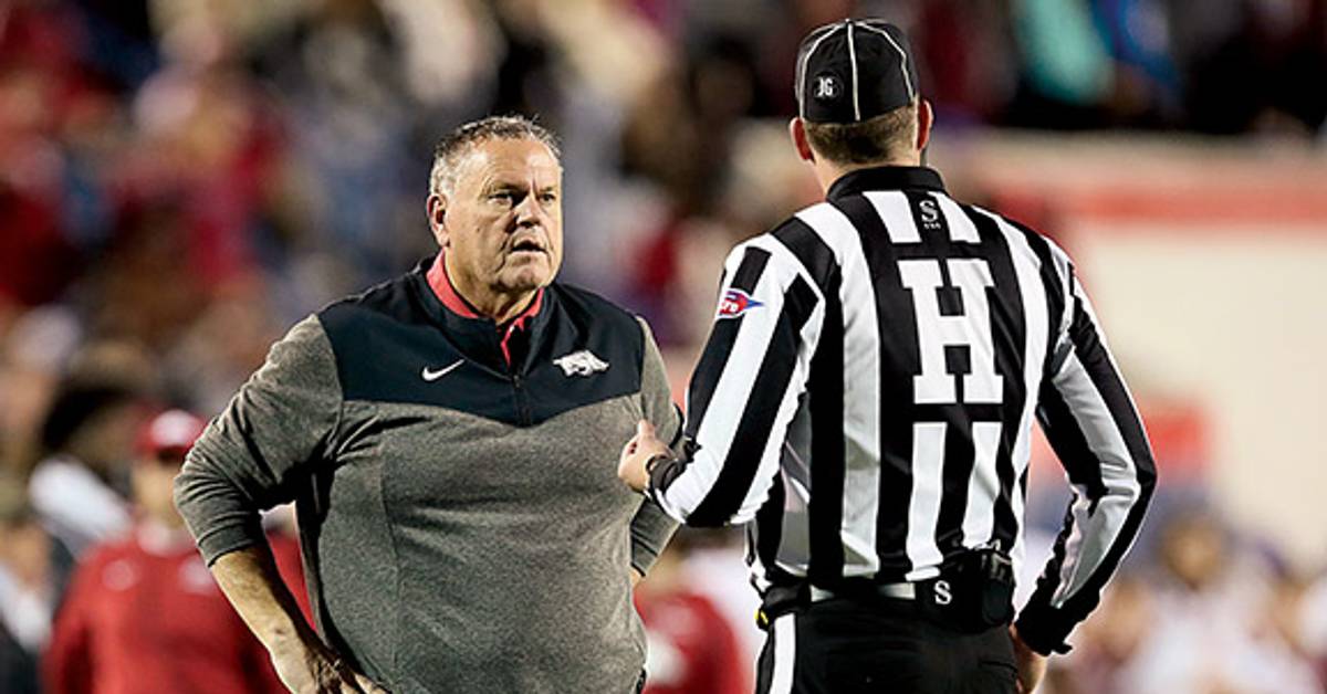Officiating in Liberty Bowl Almost Cost Sam Pittman Way More Than Just ...