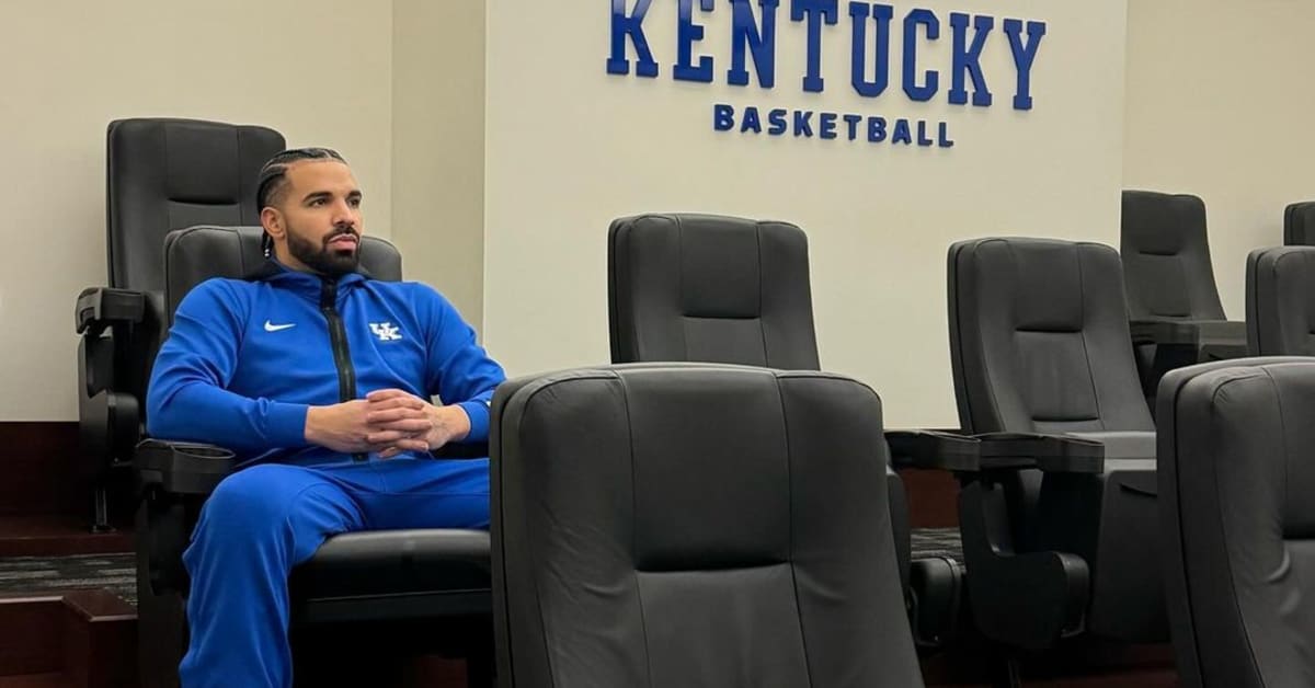 Drake Debuts New Nike Sneakers in Kentucky Wildcats Film Room - Sports ...