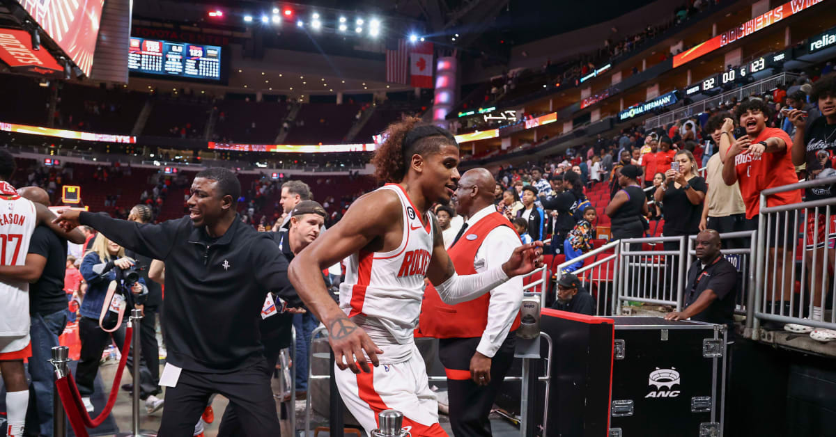 Houston Rockets Jalen Green and Adidas Unveil Upgraded Basketball Court ...