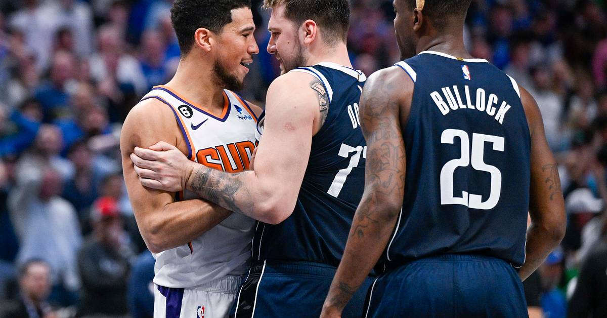 See the Shoes Worn by Luka Doncic & Devin Booker in Fight - Sports ...