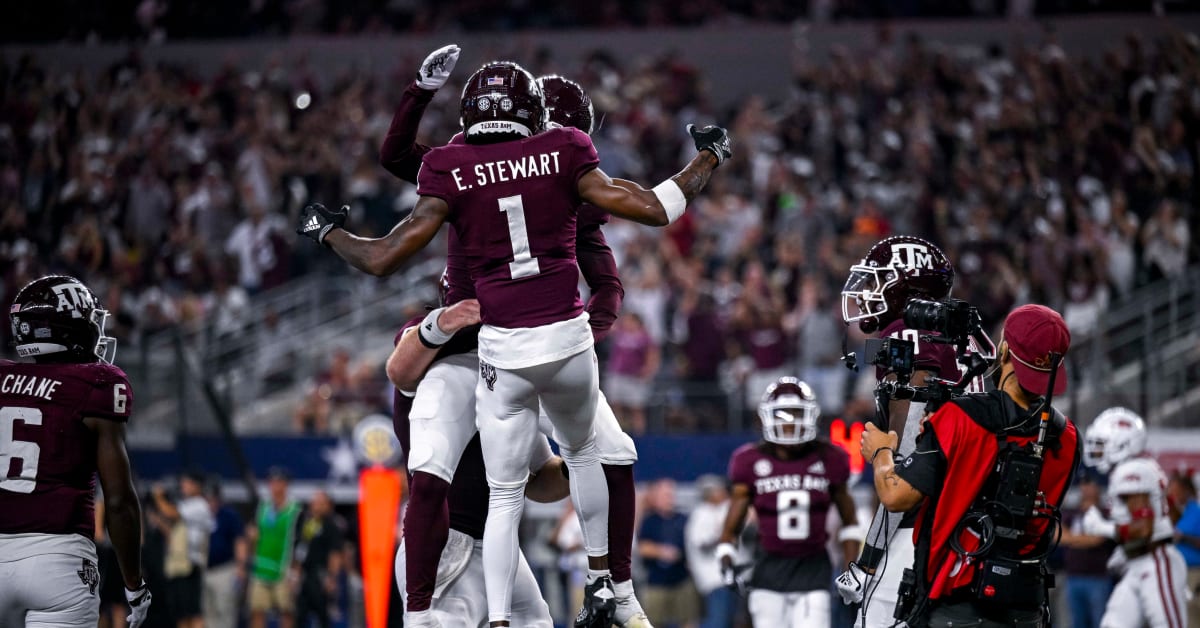Is Texas A&M Aggies WR Evan Stewart a Top-100 CFB Player? - Sports ...